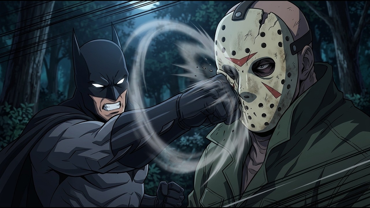 BATMAN EXPLAINS HOW TO SURVIVE JASON VOORHEES – ANIMATED SHORT - YouTube