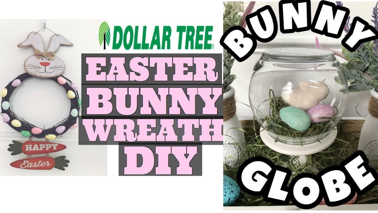 DOLLAR TREE DIY BUNNY GLOBE // SPRING DECOR HOW TO // EASTER DECORS HOW ...