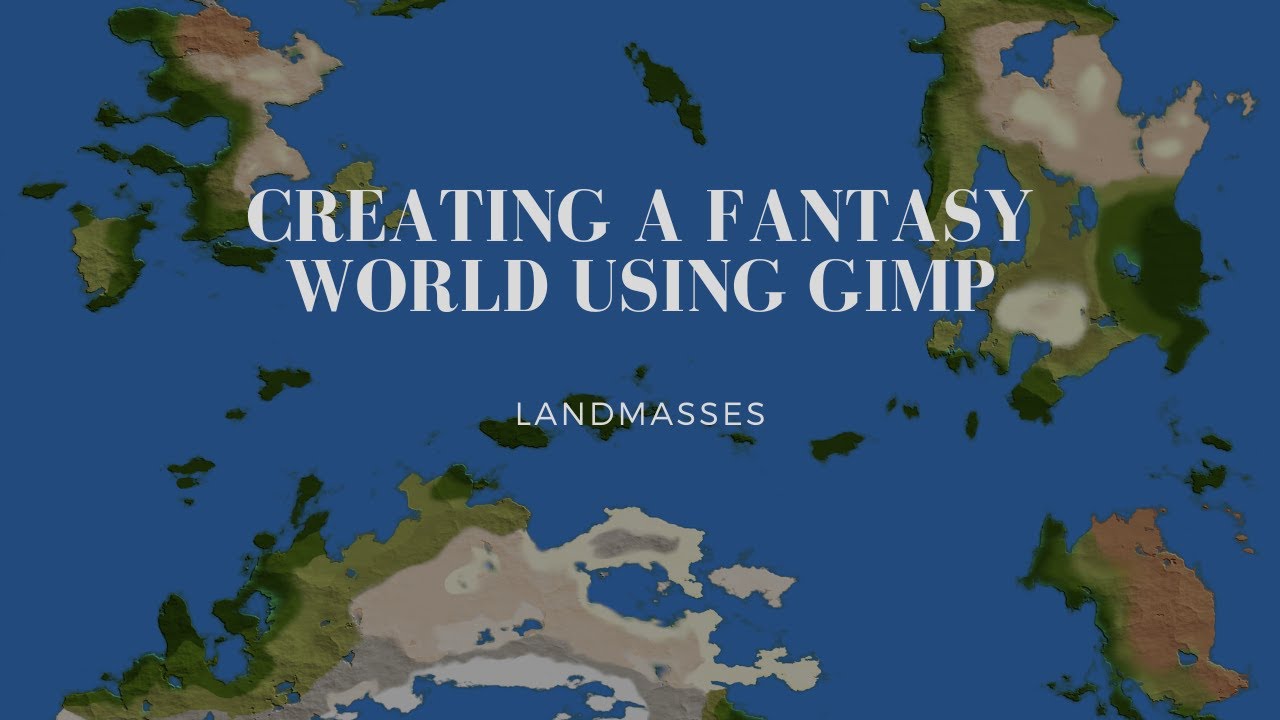 Creating a World Map. Part 1, Landmasses and Continents - YouTube