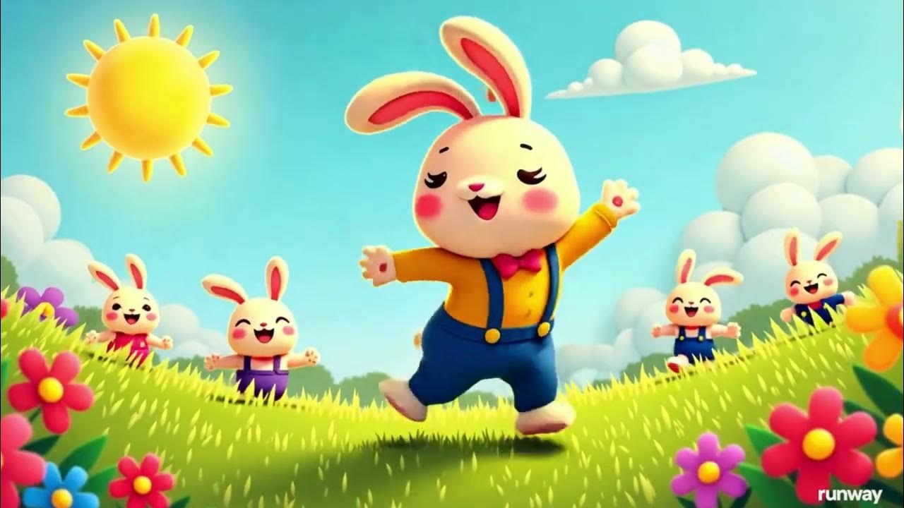 Hop Little Bunny Kids Song | Kids Songs | Sing along Song | Winkyfun ...