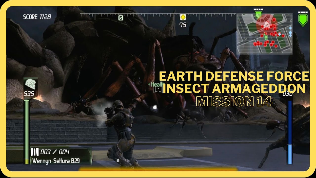 Earth Defense Force Insect Armageddon Mission 14 No Commentary ...