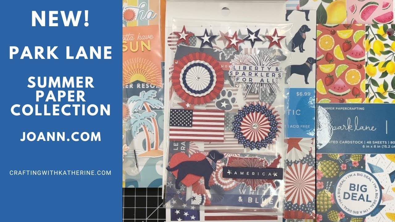 NEW! Park Lane Summer Paper and Sticker Collection | Joann.com - YouTube