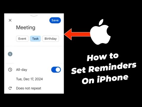 How to Set a Reminder on iPhone - YouTube