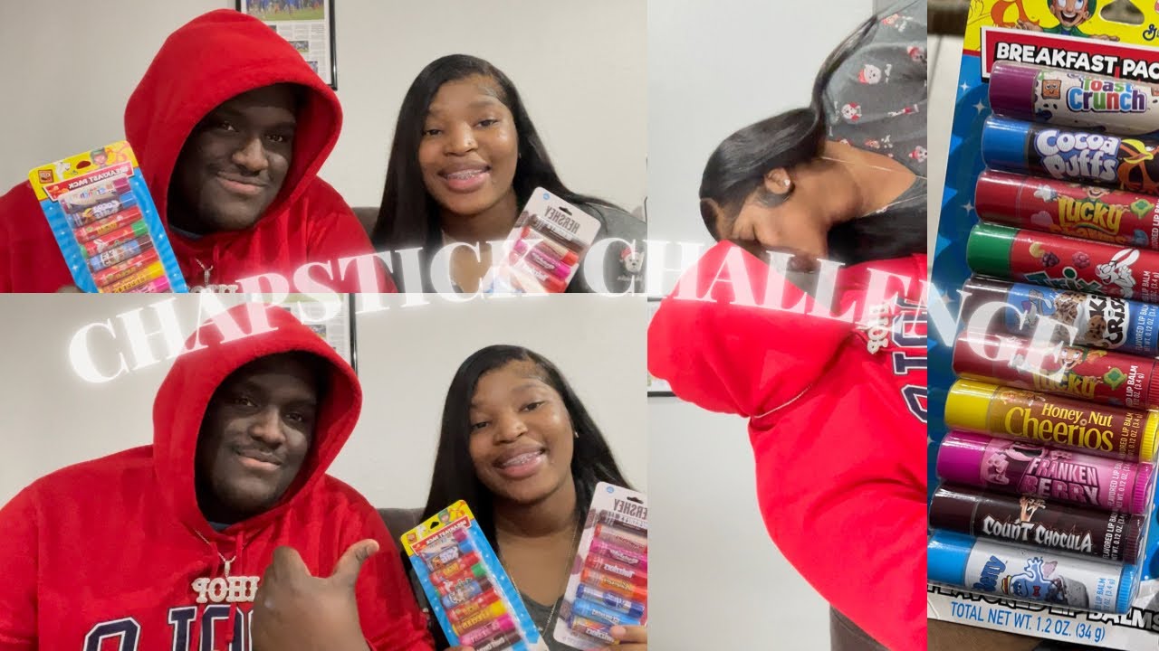 THE CHAPSTICK KISSING CHALLENGE | FT. MY BF ♡ - YouTube