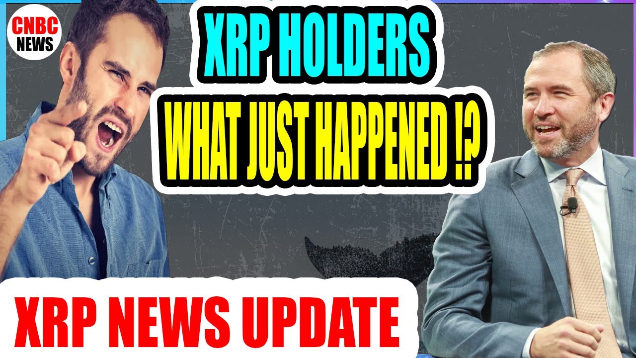🔴 XRP HOLDERS ! WHAT JUST HAPPENED !? XRP RIPPLE UPDATE | XRP NEWS ...
