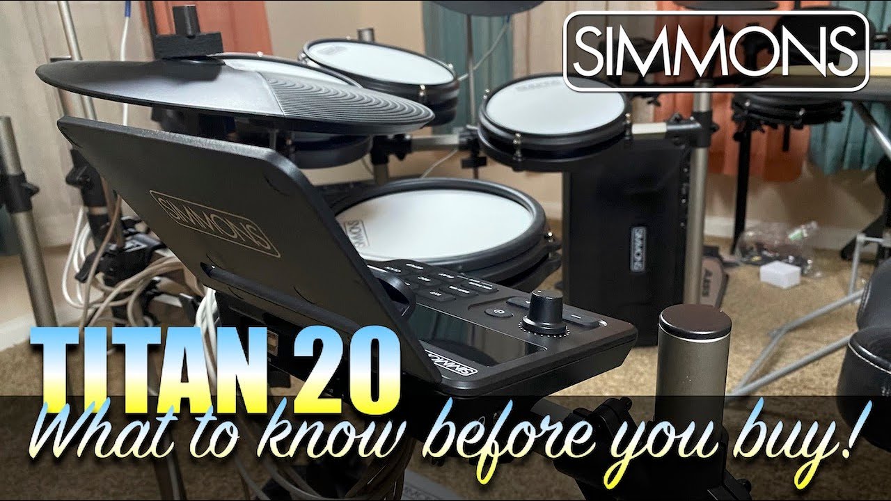 SIMMONS Titan 20 Best Beginners e-Drum What To Know Before You Buy ...
