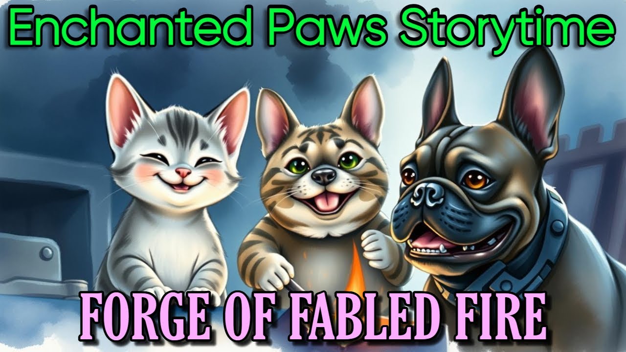 Forge of Fabled Fire! CUTE Children's Storytime with 2 Kitties, and a ...