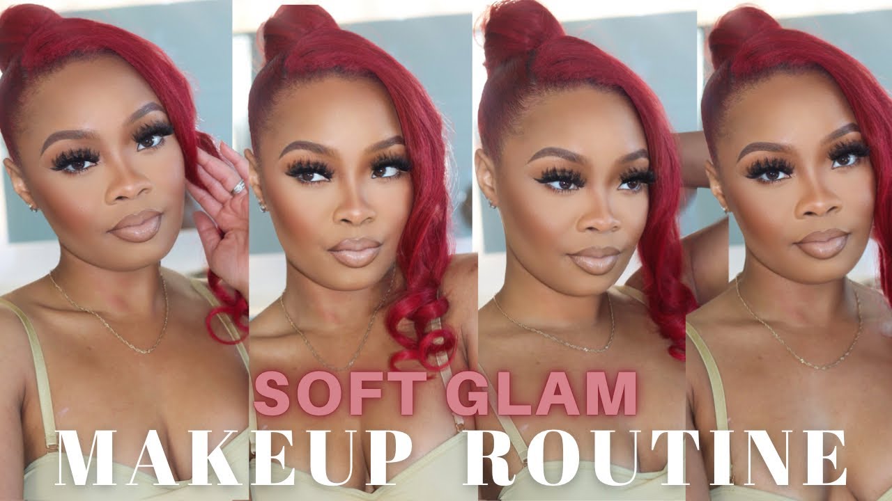 Flawless Soft Glam Makeup Routine - CharniqG - YouTube