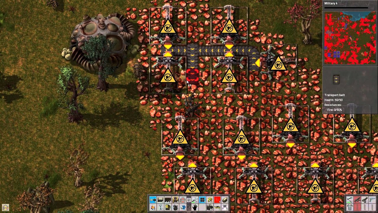 Factorio: Living With Biters Ep#71: Smelting And Belting - YouTube