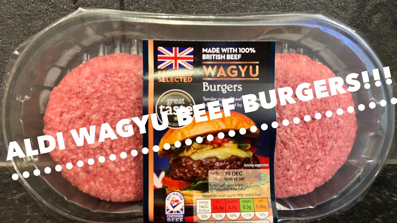 Aldi Wagyu Beef Burger Review - YouTube