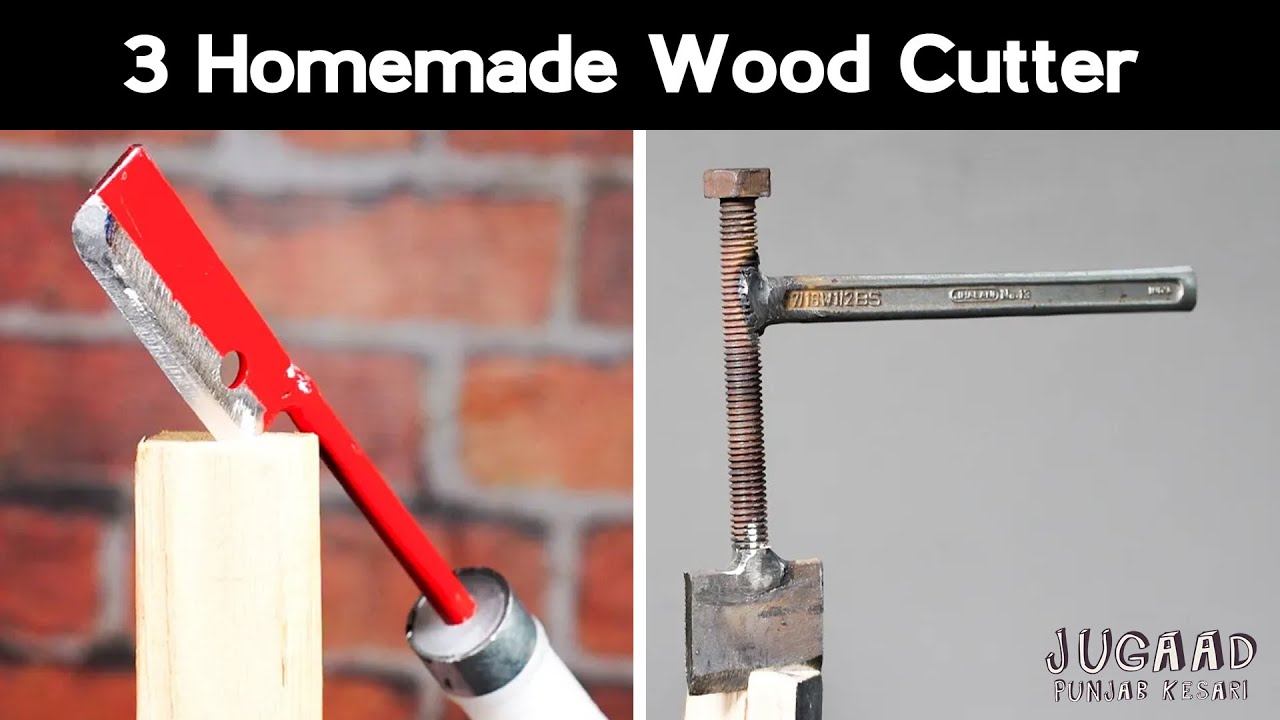 3 Homemade Wood Cutter - YouTube
