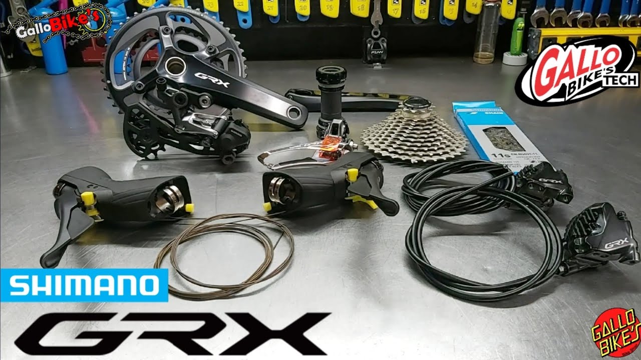 Nuevo Shimano GRX RX810 de 2x11 Speed para GRAVEL detalles técnicos ...