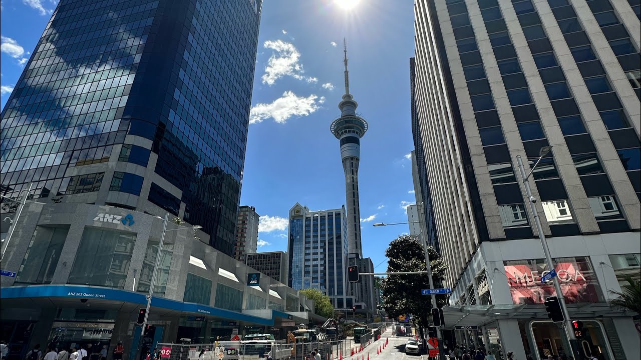🇳🇿 4K 60fps walk tour at Queen Street, Auckland - New Zealand - YouTube