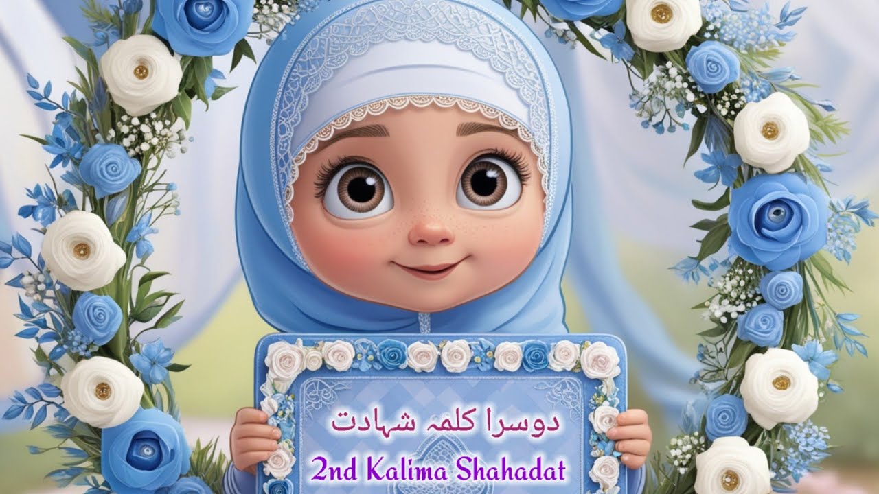 2nd Kalima (Shahadat) دوسرا کلمہ شہادت | Islamic Kalima for Kids and ...