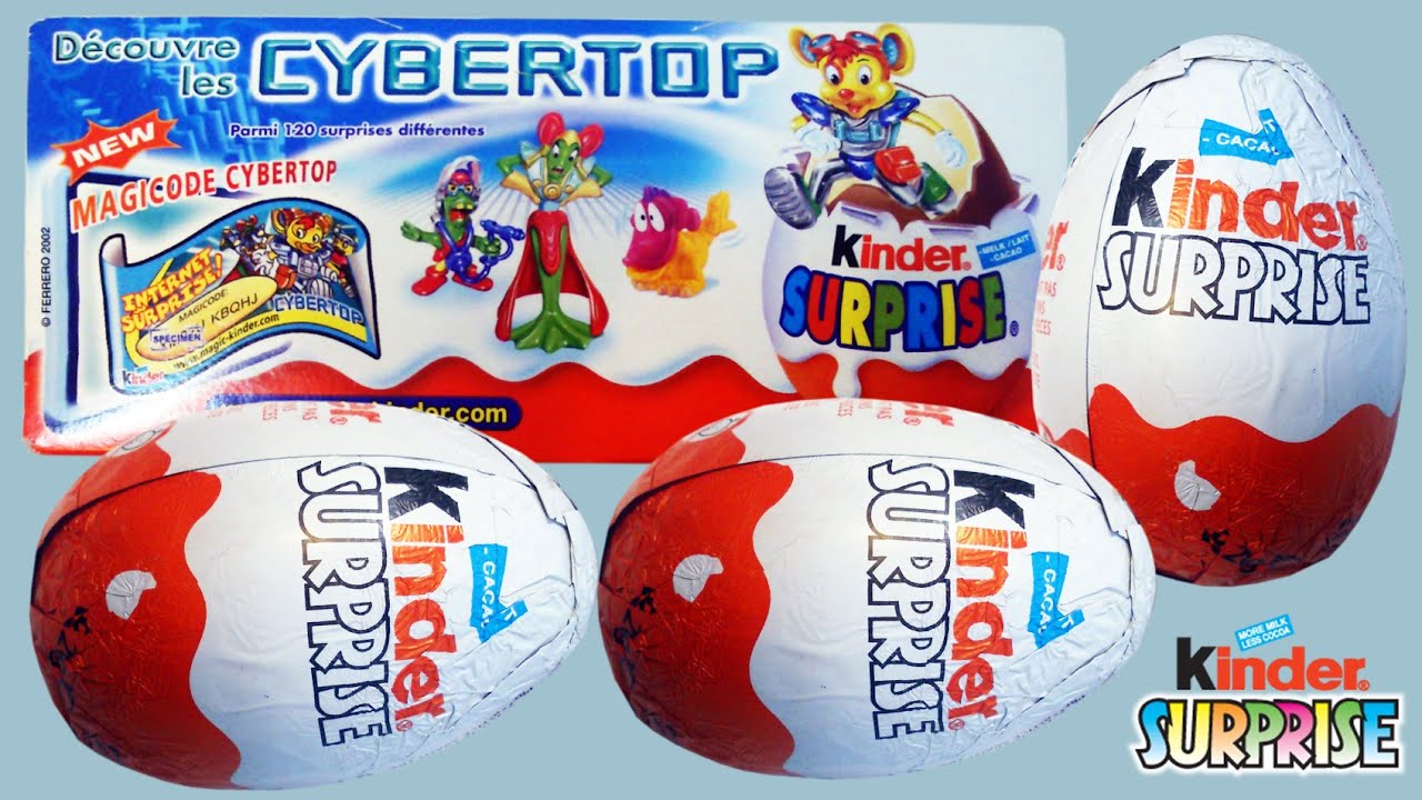 Old -2004- Kinder Surprise 3 Kinder Surprise Unboxing - YouTube