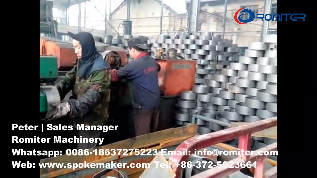 Automatic Car Wheel Rim Welding and Deburring Machine - YouTube