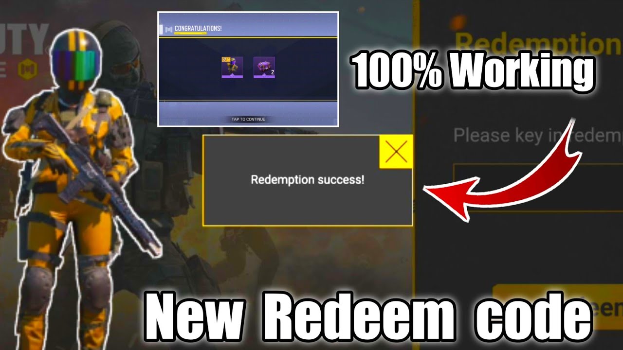 New Working Redeem Code Codm 2022 Cod Mobile Redeem Code Codm 6542