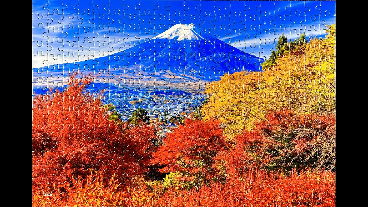 "Autumn Fuji Puzzle" Time Lapse │ Brass Quintet by Dr. Daniel Thrower ...