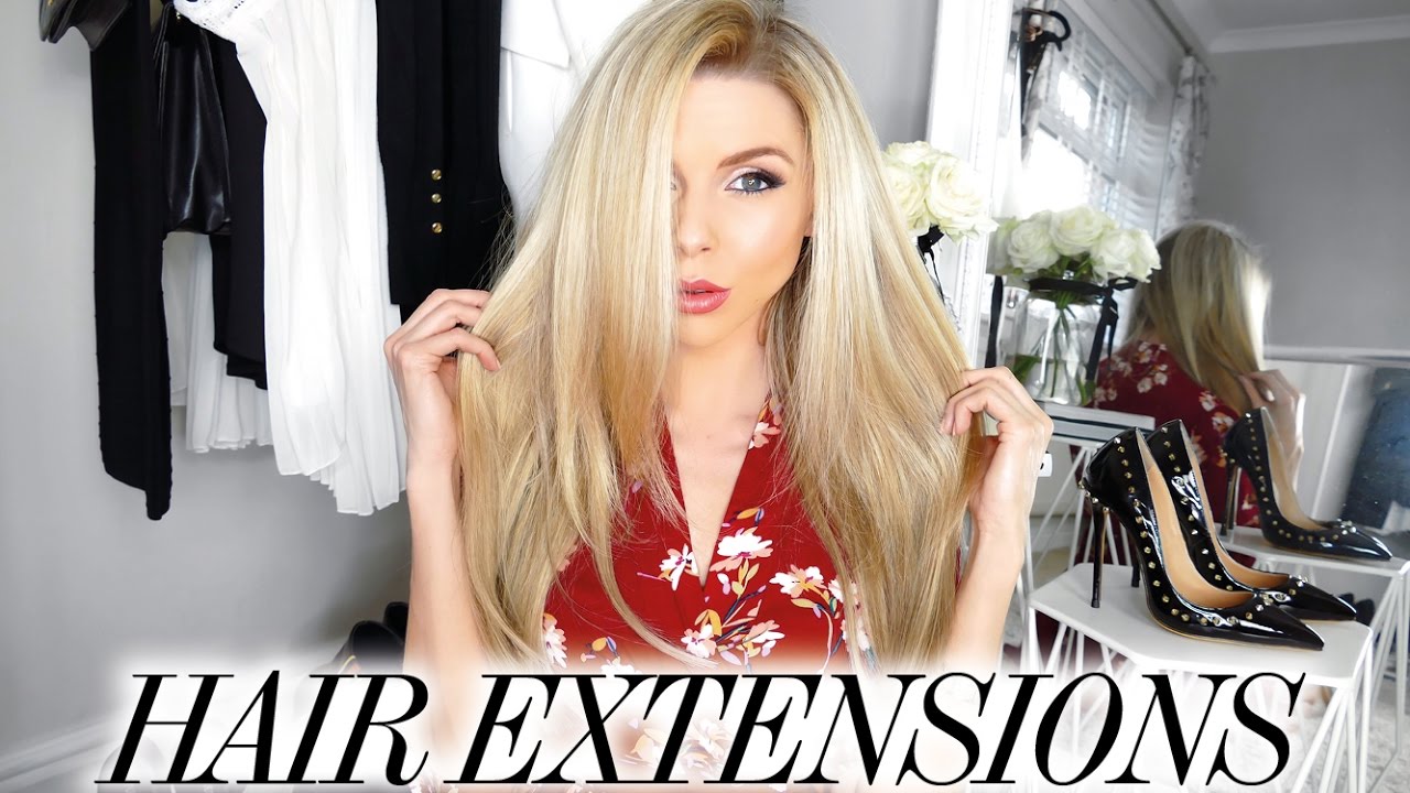HAIR EXTENSIONS // 5 Minute Tutorial - YouTube