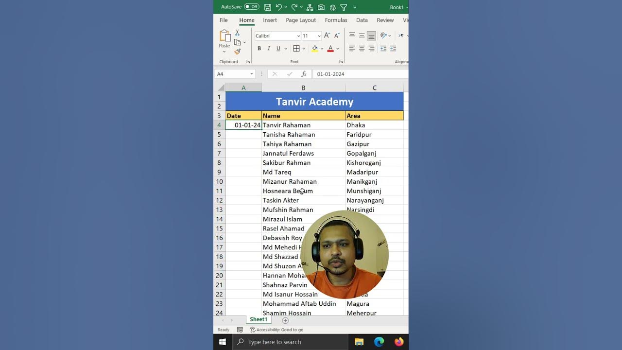 MS Excel Time Saving Tips and Tricks-106 #excelshorts #excel #excelbanglatutorial - YouTube