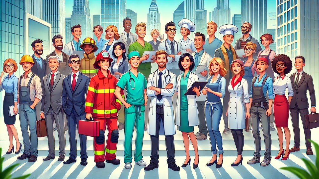 Learn Different Job Names and Professions | 100+ Jobs with Visuals and ...