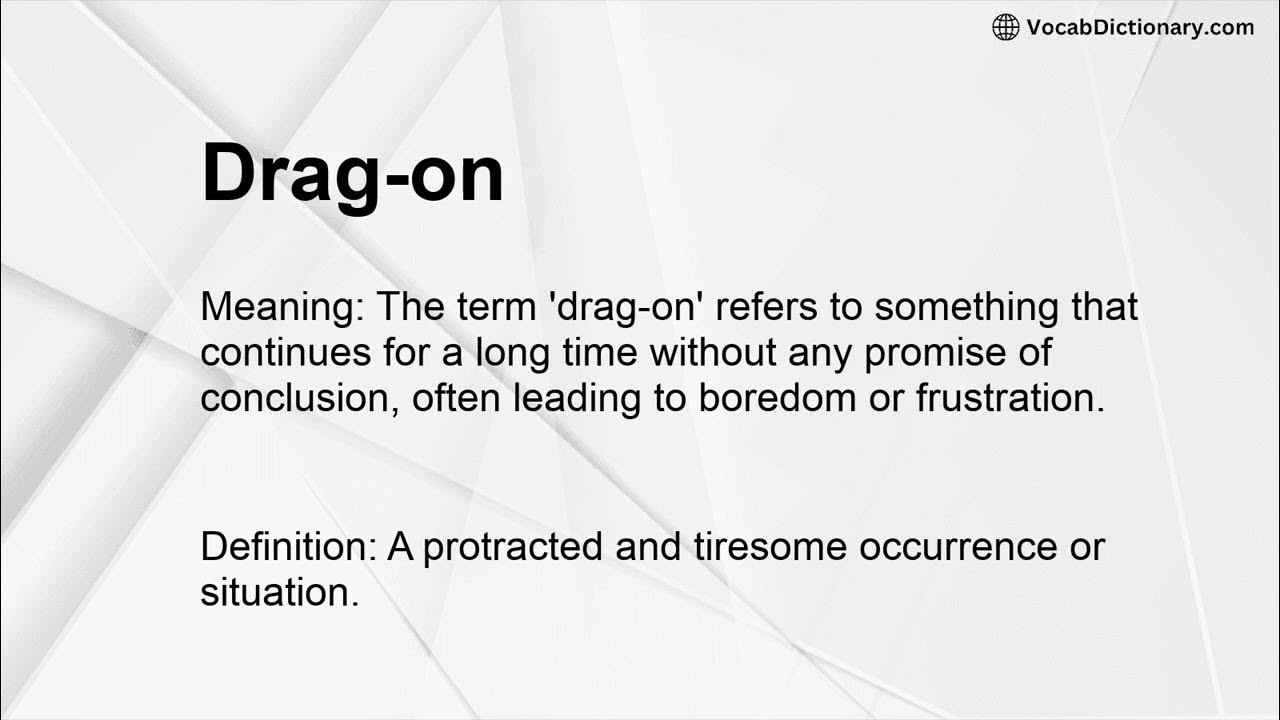 Drag on Meaning YouTube drag-on-meaning-youtube