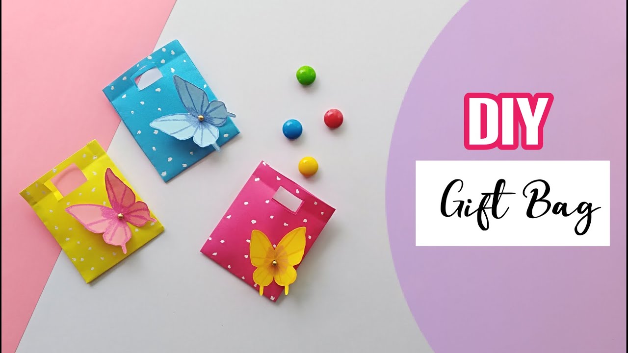 DIY Gift Bag Ideas | Easy Paper bag Craft Ideas | Paper Crafts#shorts ...