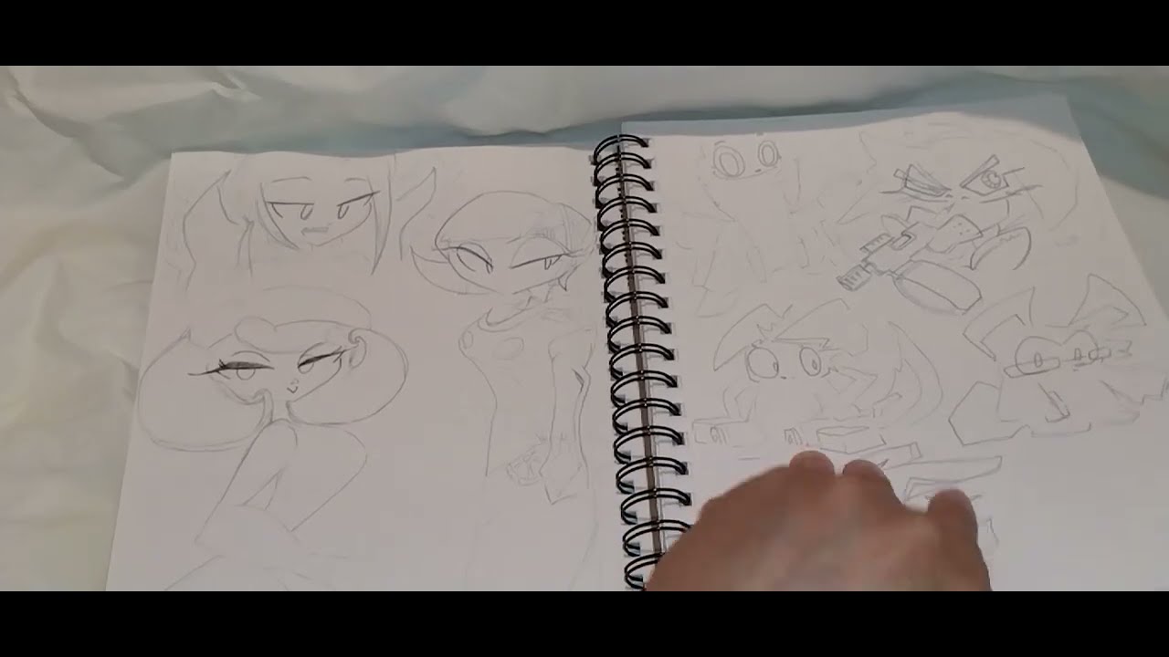 Female Character OCs and Eye Practice - YouTube