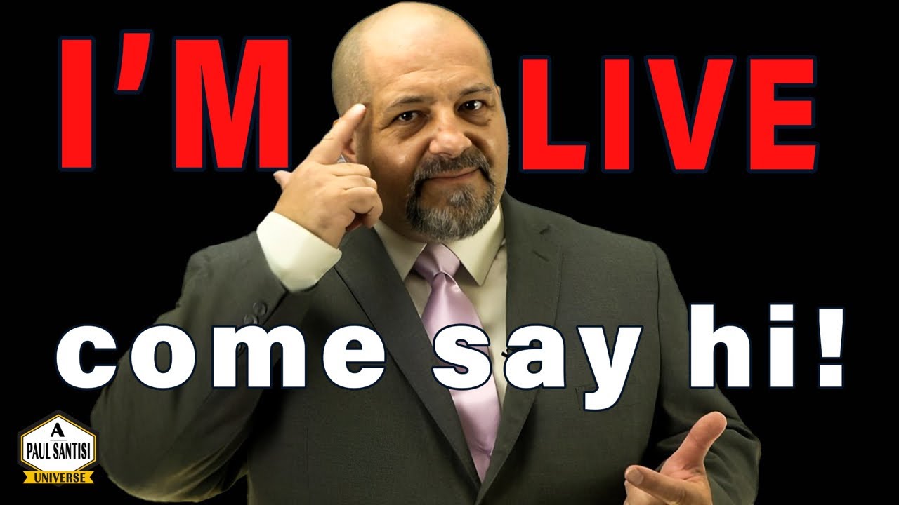Stop by and say hello Paul Santisi is live! - YouTube