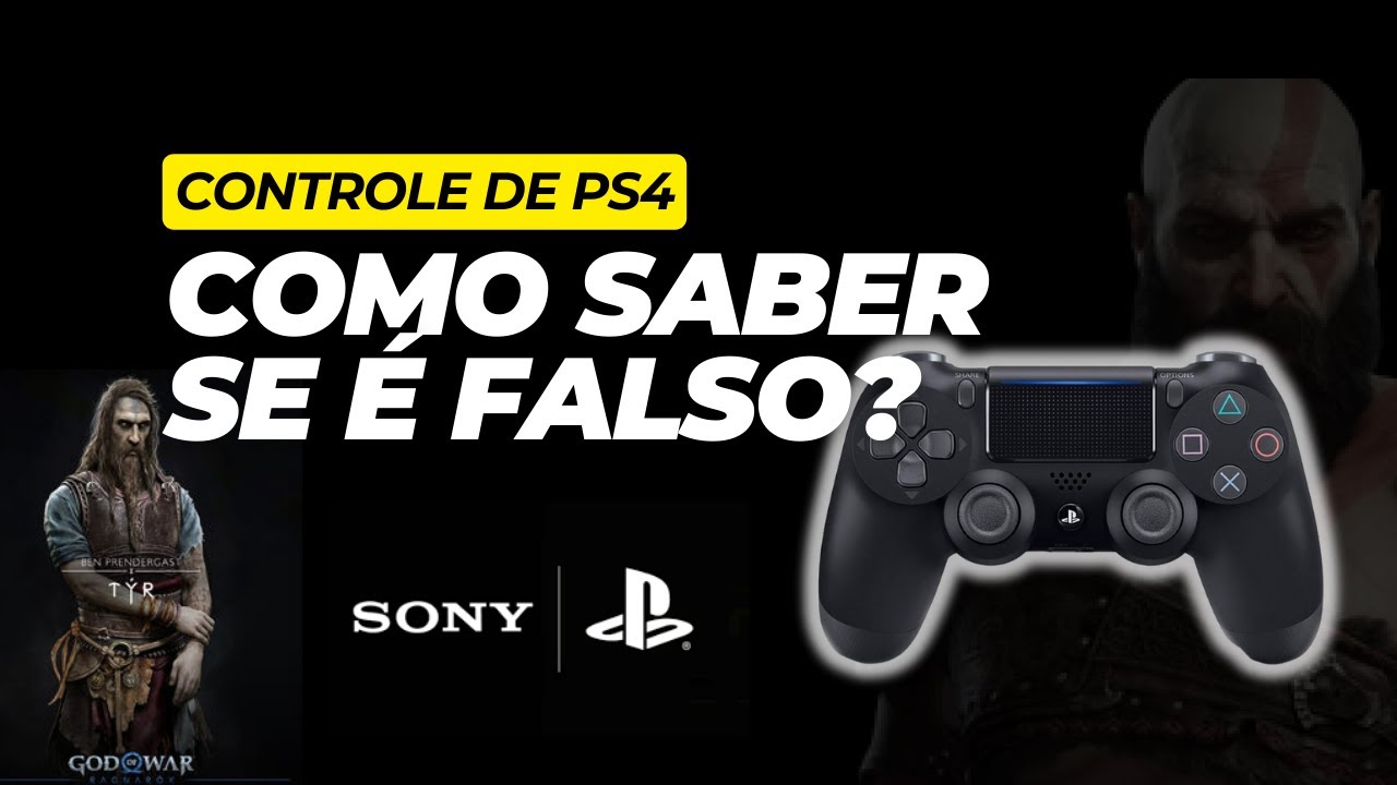 Como saber se o controle de PS4 é falso? #ps4 - YouTube