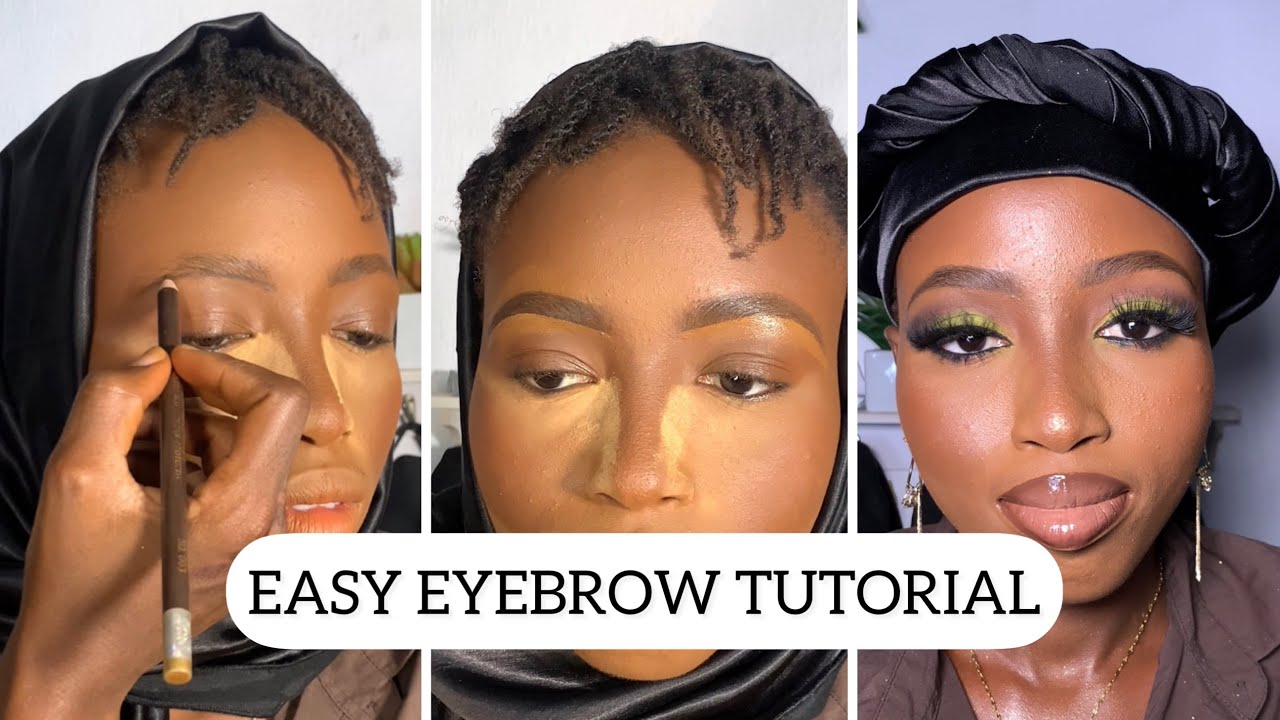 The Easiest Eyebrow Tutorial #naturaleyebrows #makeuptutorial - YouTube