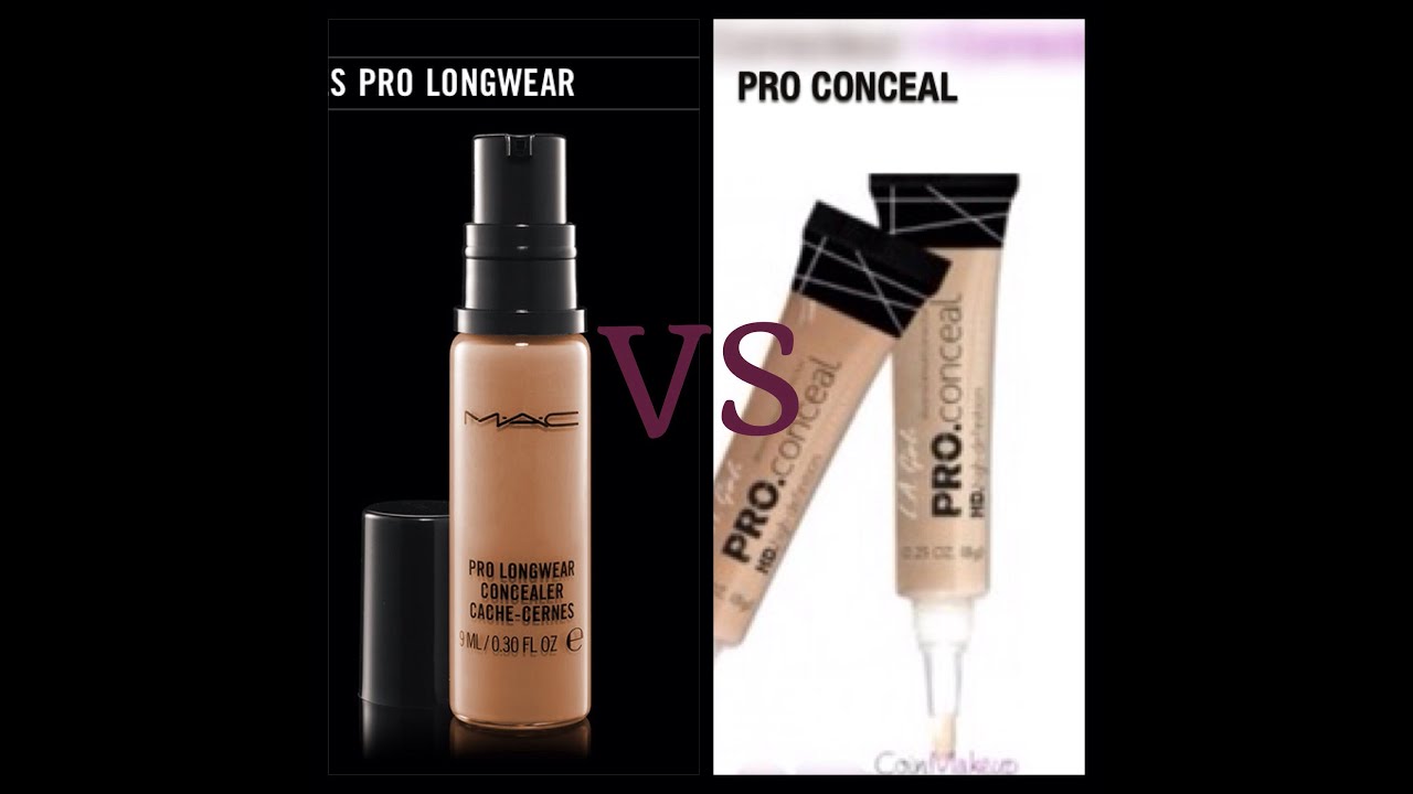 Le Pro Conceal LA Girl: VS Pro Longwear M.A.C et avis - YouTube