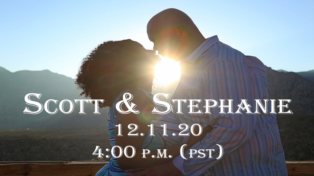 Scott and Stephanie Cooley Wedding stream edit (with audio) - YouTube