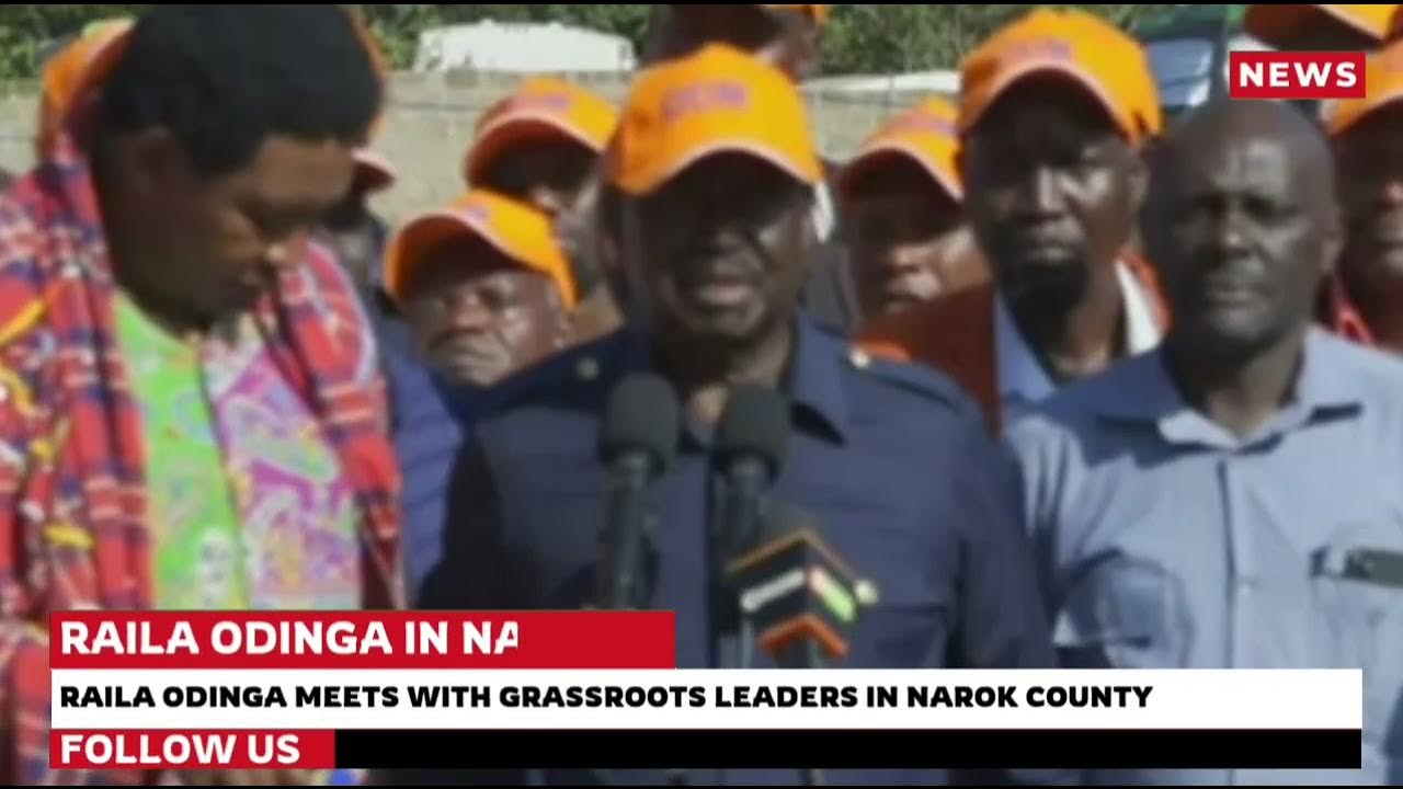 PANIC IN STATEHOUSE AS RAILA ODINGA DROPS BOMBSHELL TO RUTO IN NAROK - YouTube