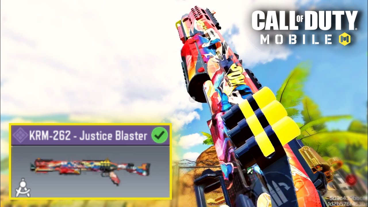 KRM 262 Justice Blaster Gameplay in Cod Mobile Season 9 2024 | CodM ...
