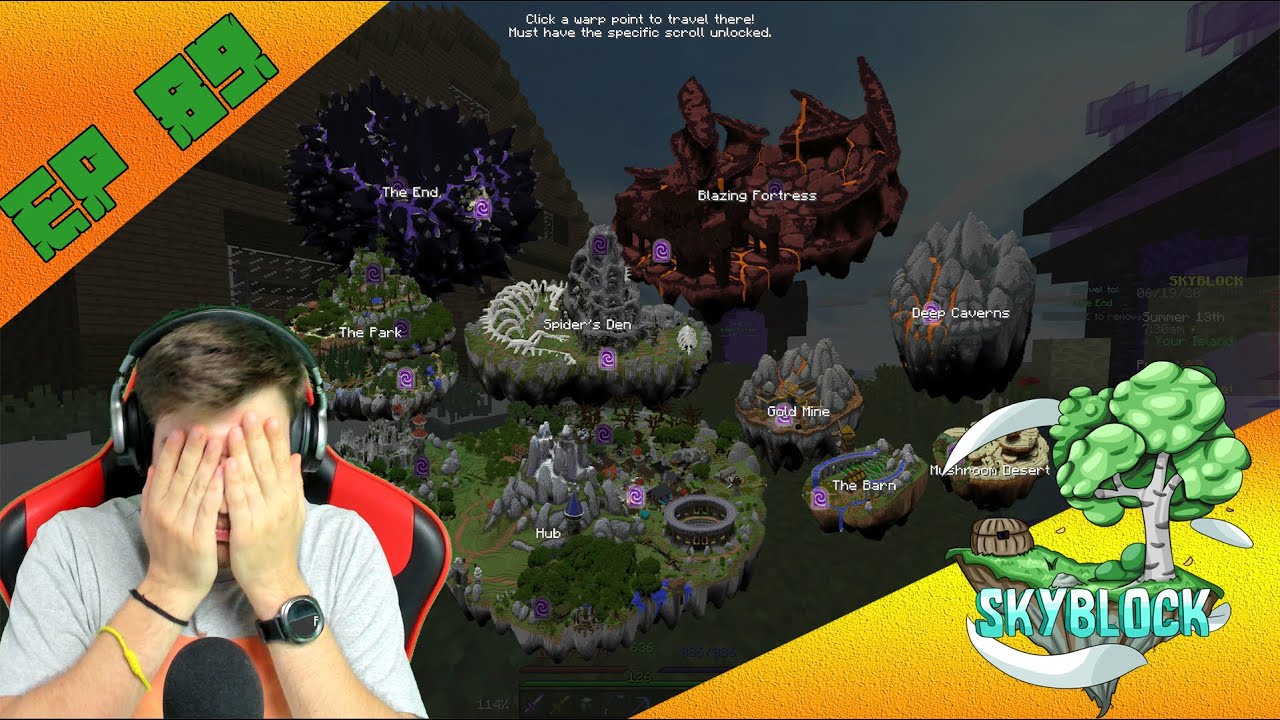 NUEVA UPDATE de el MEJOR MOD (Skyblock ADDONS) | Hypixel #89 | Gameplay ...