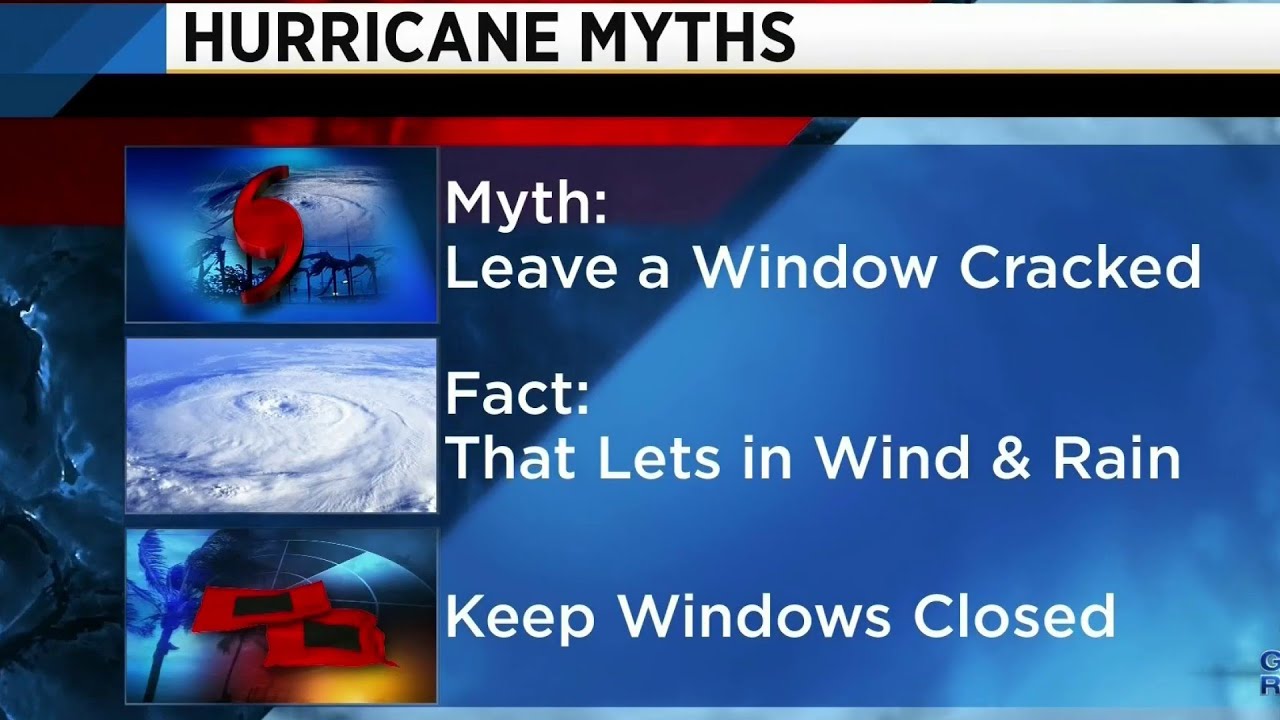 News 6 meteorologist breaks down hurricane myths - YouTube