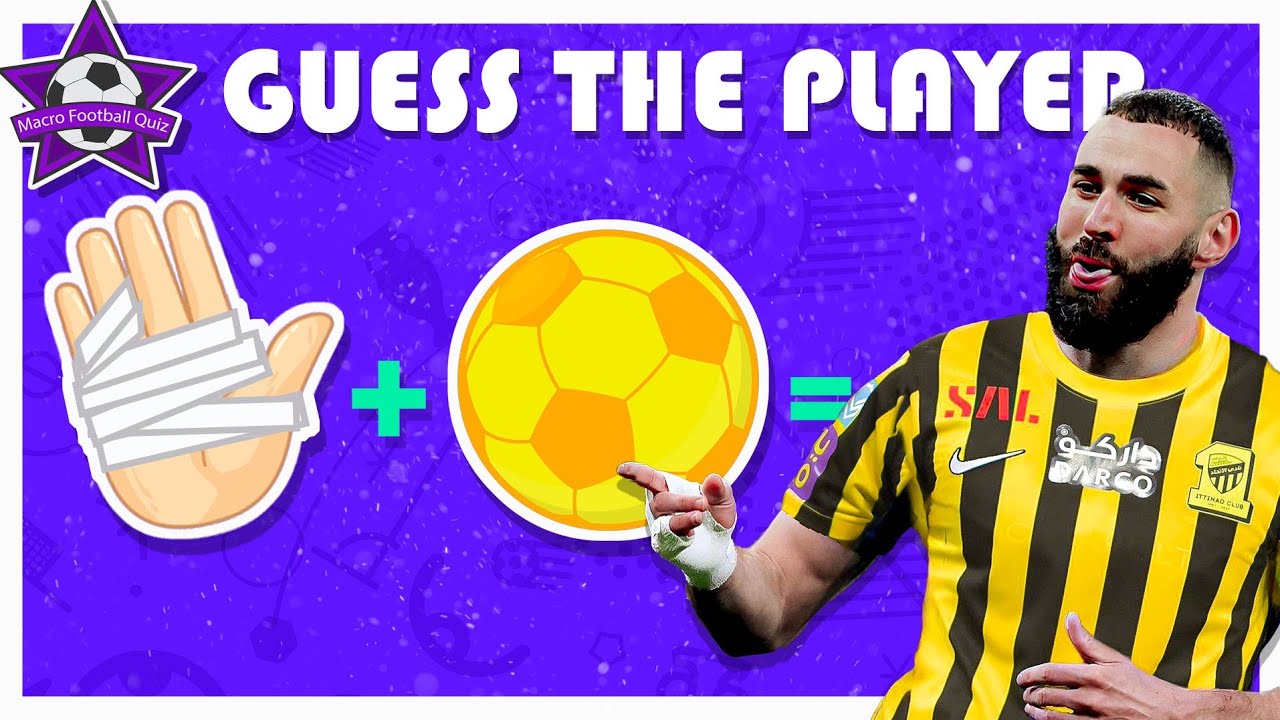 CAN YOU GUESS THE FOOTBALL PLAYER BY EMOJI ? FOOTBALL QUIZ 2023 | MACRO ...
