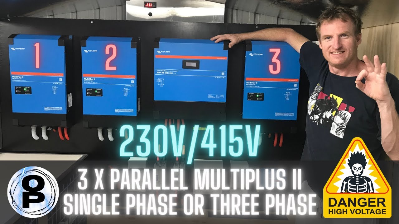 EASY 48V Off-Grid Solar Power System - Wiring and Setup of Three ...