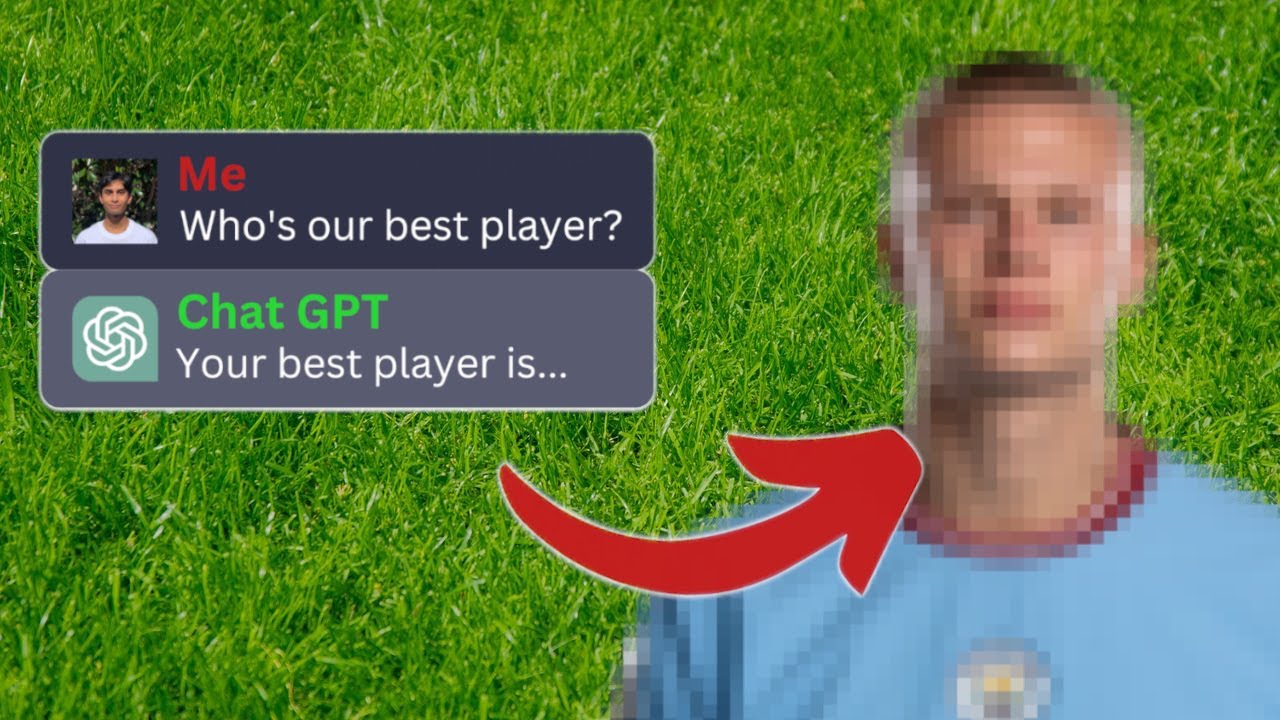 I asked AI to choose the best player on my soccer team - YouTube