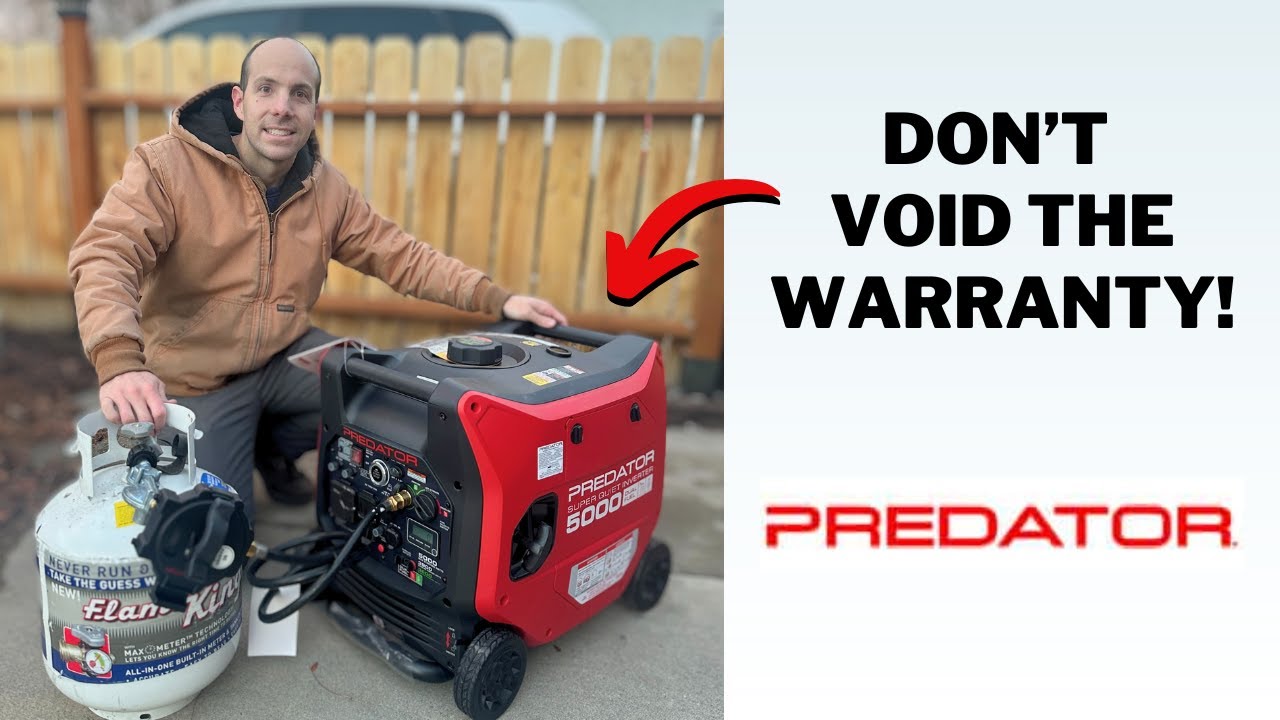 Set Up Your New Predator 5000 Dual Fuel Generator - YouTube