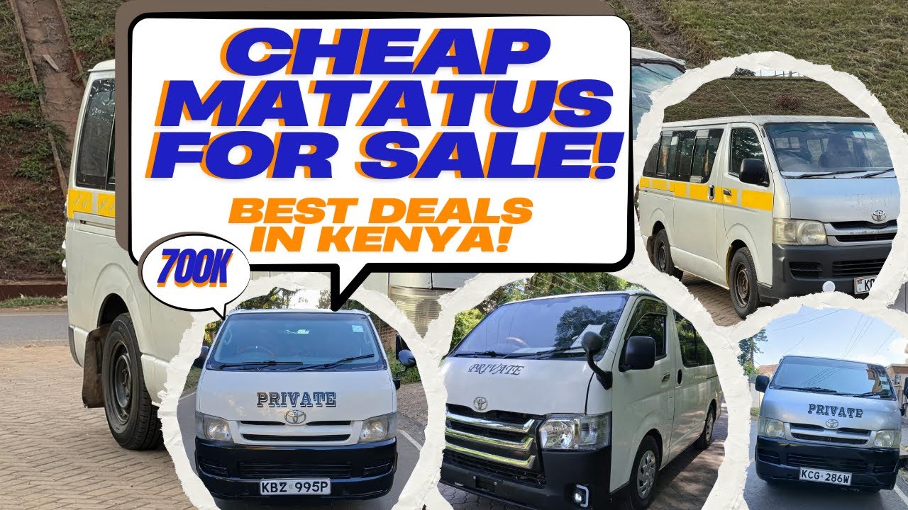 🔥 Affordable Matatus for Sale in Kenya | Best Deals on Toyota Hiace ...