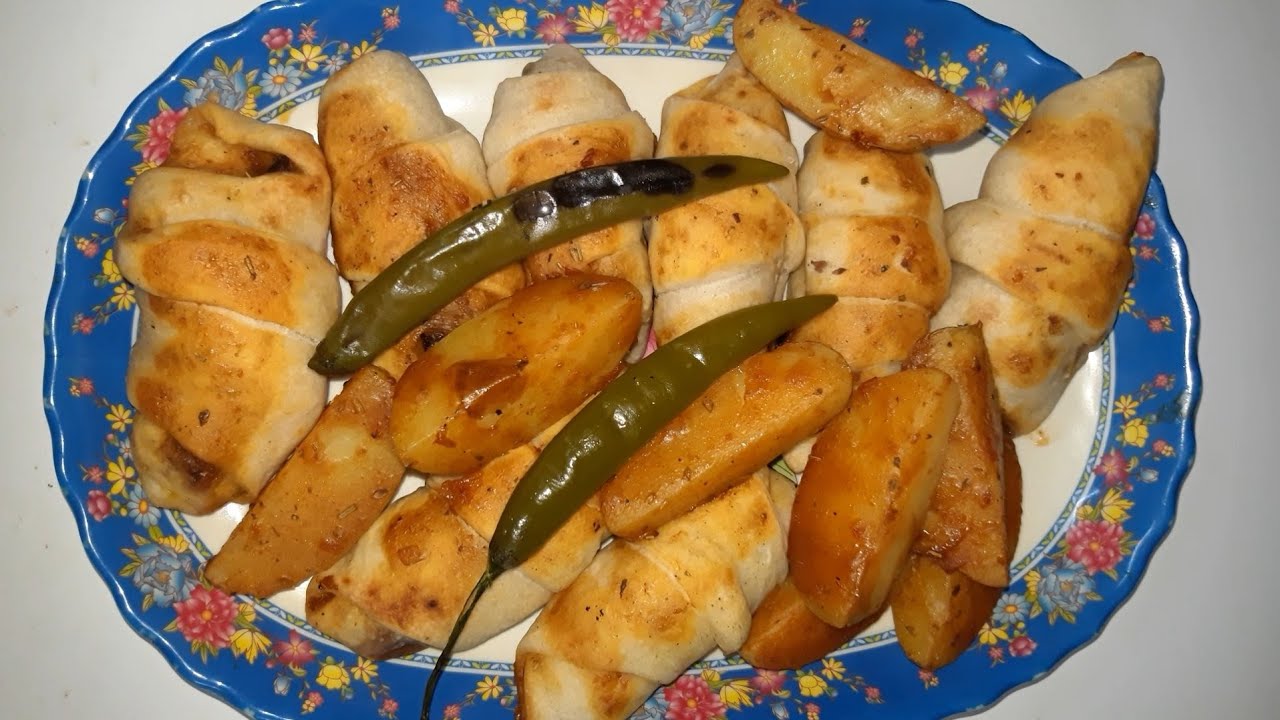 Turkish Kebab Rolls with Potato Wedges|Kabab Rolls Recipe|Seekh Kabab ...