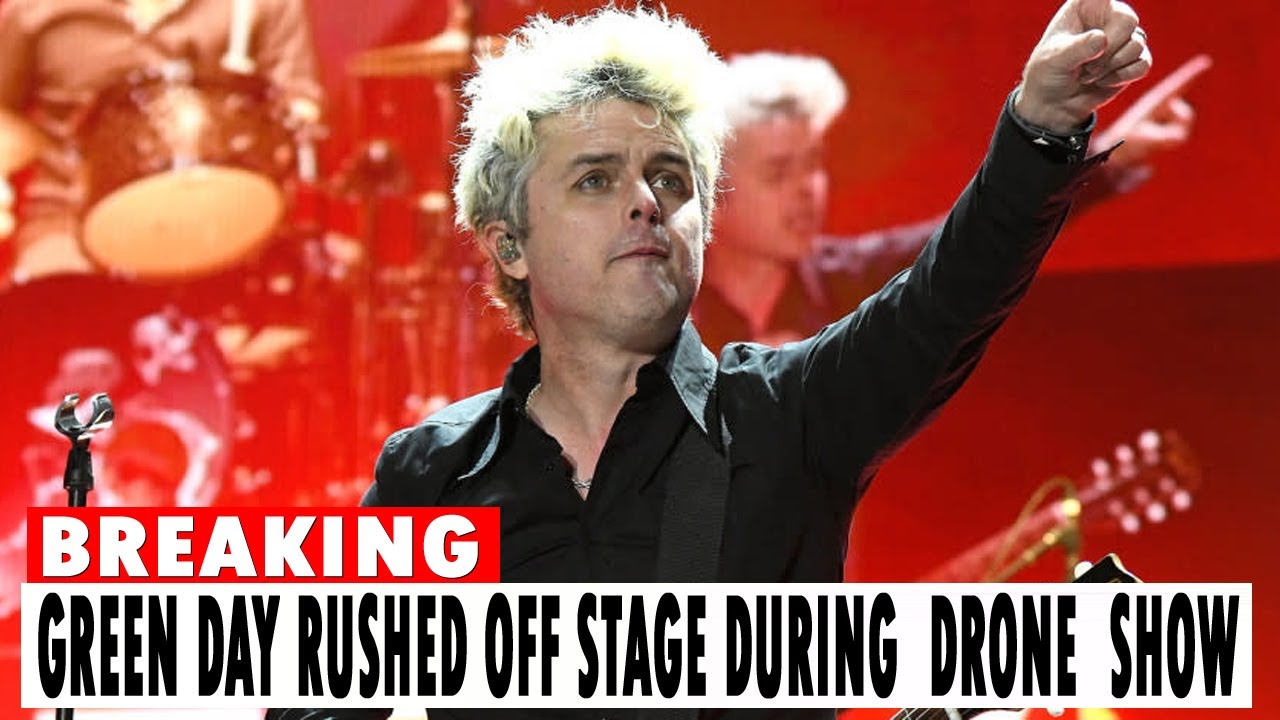 Green Day rushed off stage during Detroit concert after unauthorized ...