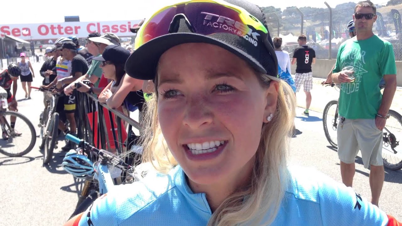Emily Batty (Trek Factory Racing) @ Sea Otter Classic 2015 - YouTube