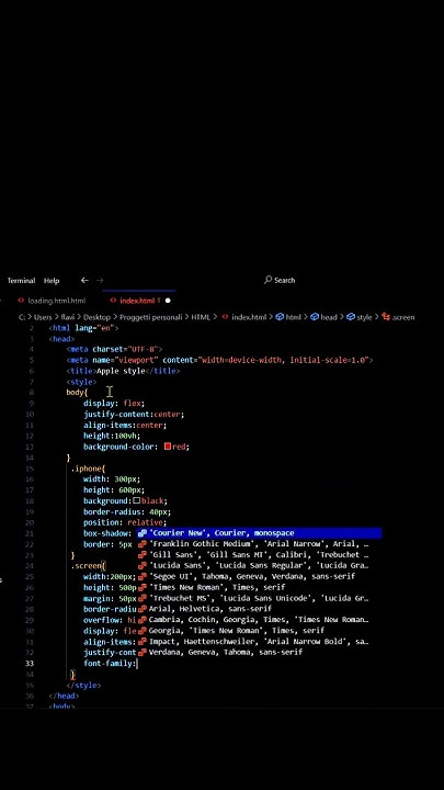 Create an iPhone Screen UI with Pure CSS! 📱 #shorts #coding #iphone #apple #css #asmr #relaxing ...