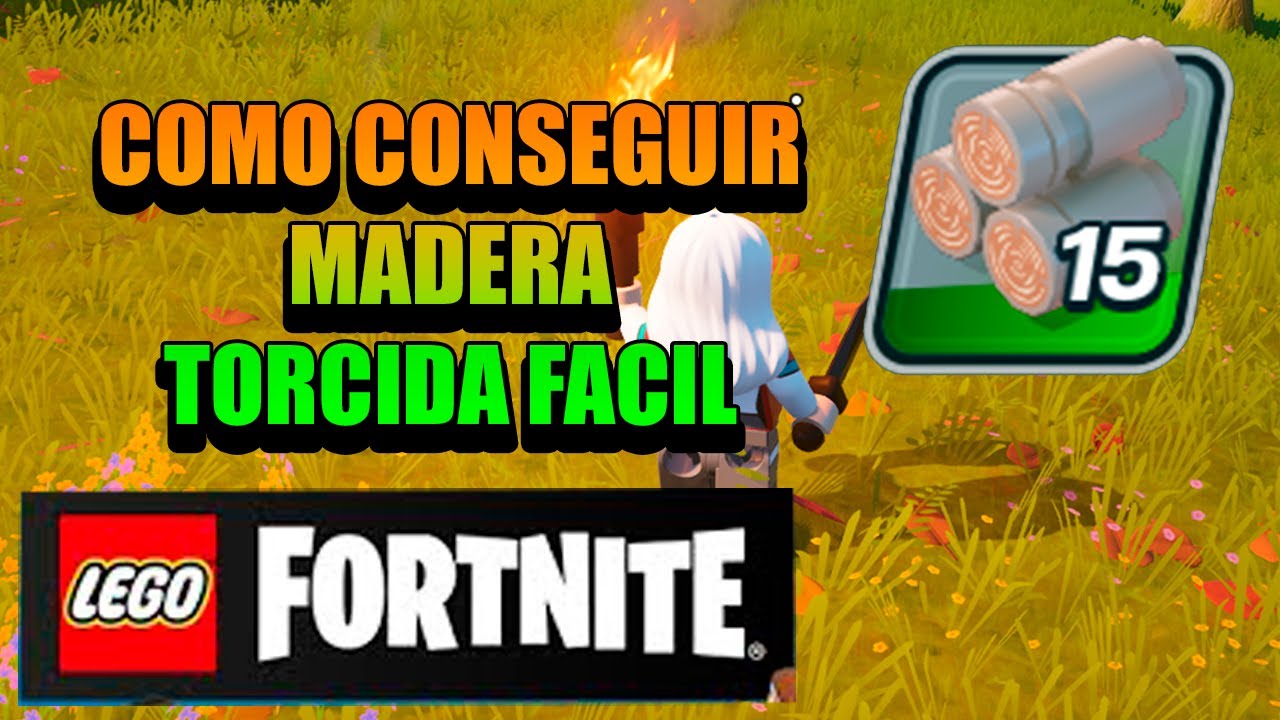 Como conseguir MADERA TORCIDA en LEGO FORTNITE - YouTube