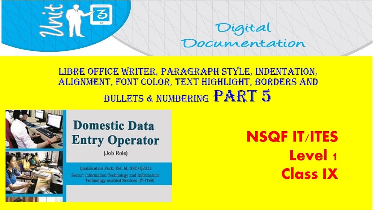 #digitaldocumentation #writer Paragraph Formatting | Digital ...