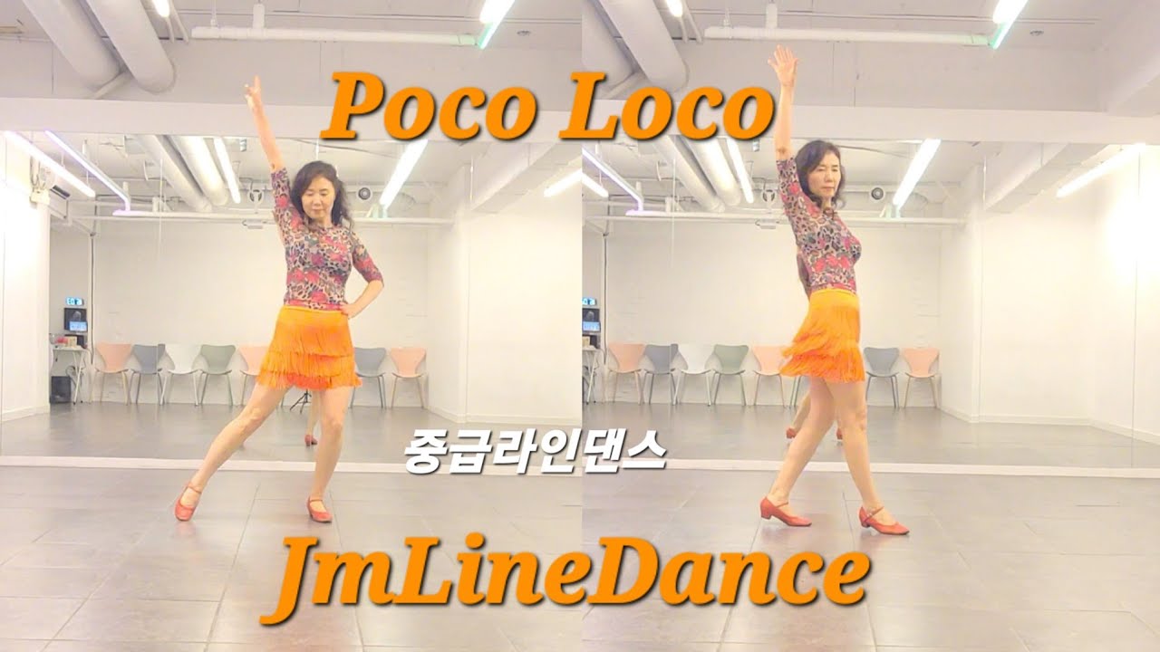 Poco Loco LineDance /포코 로코/Intermediate:Level / 중급라인댄스 - YouTube