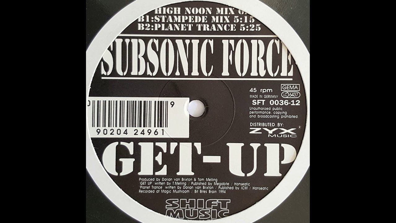 Subsonic Force - Get-Up (Radio Mix) - YouTube